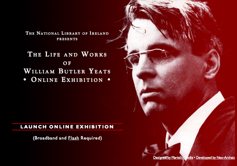 NLI exhibition: The Life and Works of William Butler Yeats – The ...